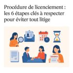 Procédure de licenciement : les 6 étapes clés. Virginie LANGLET avocat